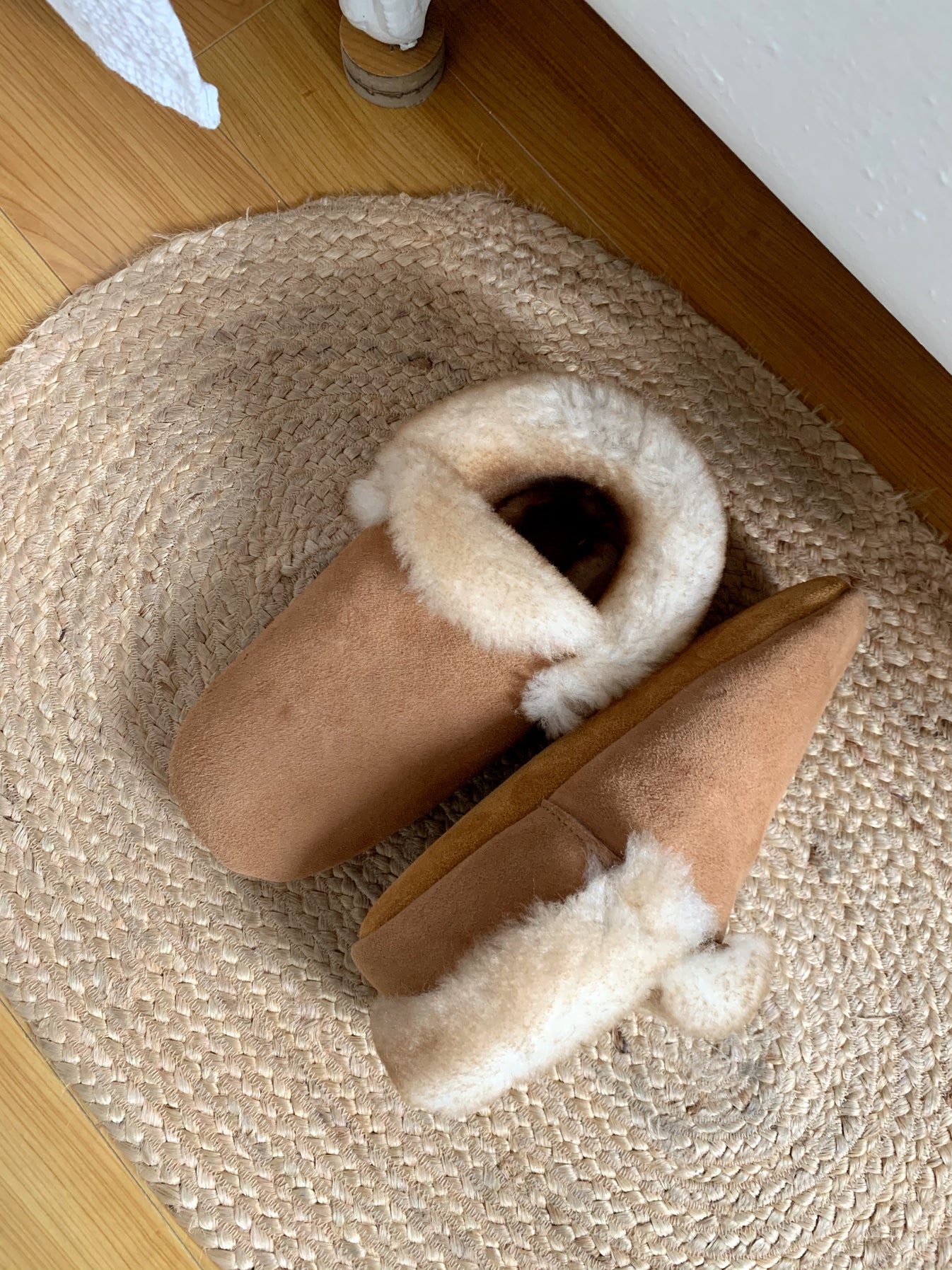 Organic Sheepskin Pancake Slippers for Men, Women Canada – Soul Comfort